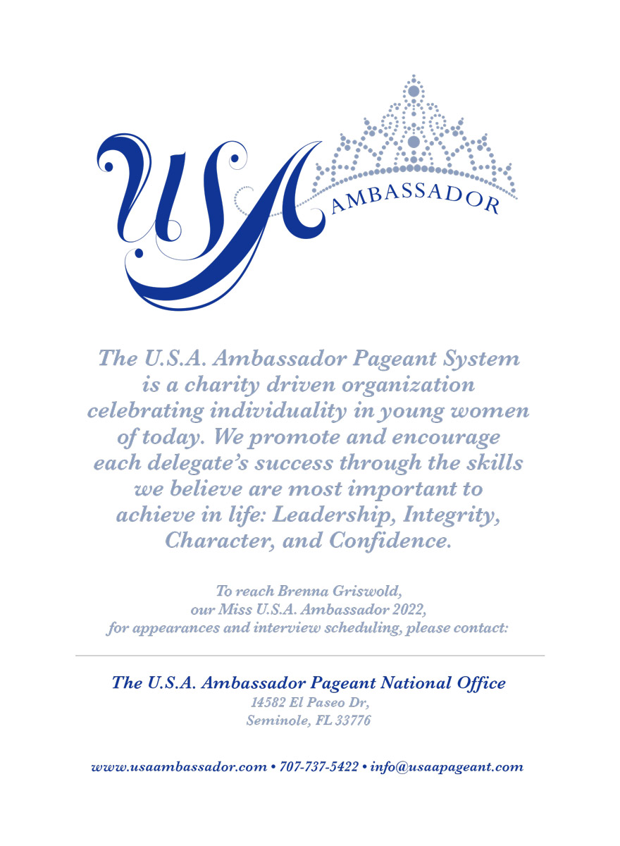 U.S.A. Ambassador Submission Information – by Dash Creative